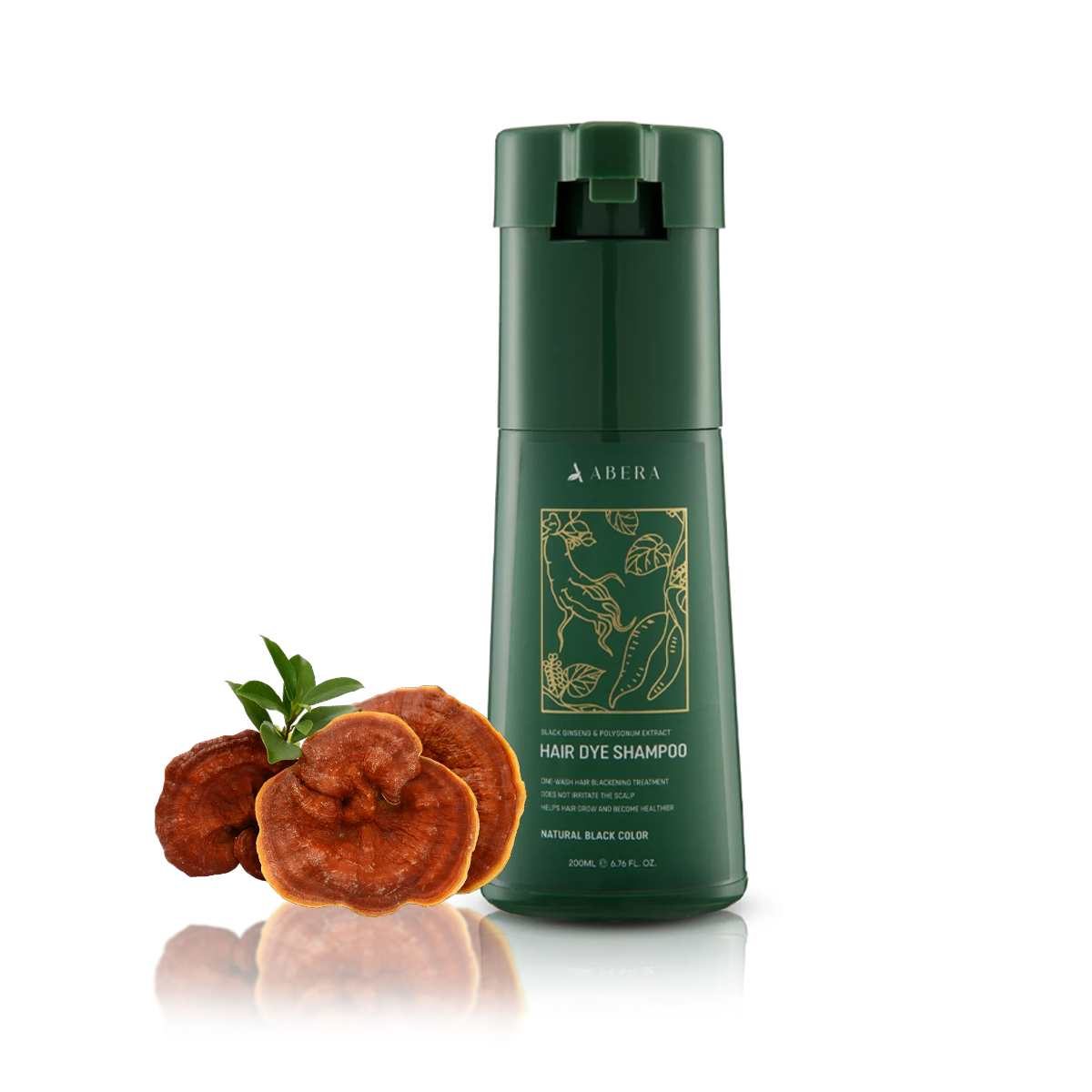 ABERA Hair Dye Shampoo, Black Hair Color for Grey Hair Coverage for Wo ...